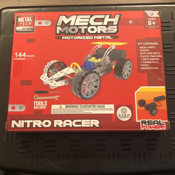 Metal Tech | Toys | Omg Build Your Own Motorized Metal Nitro Racer ...